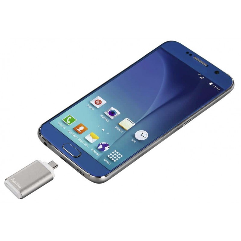 Adaptateur OTG Hama Micro USB Vers Micro SD 181019 / Silver