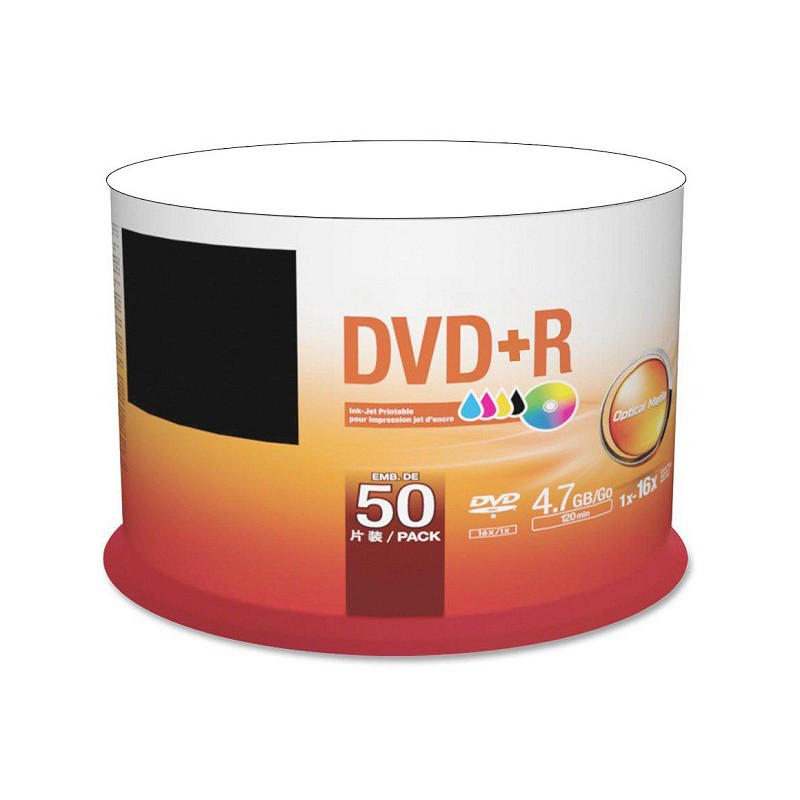 Bobine 50x DVD+R 4.7 GB / 120 Min Imprimable