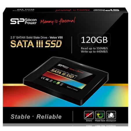 Disque Dur SSD Silicon Power 2.5" Velox V55 / 120 Go