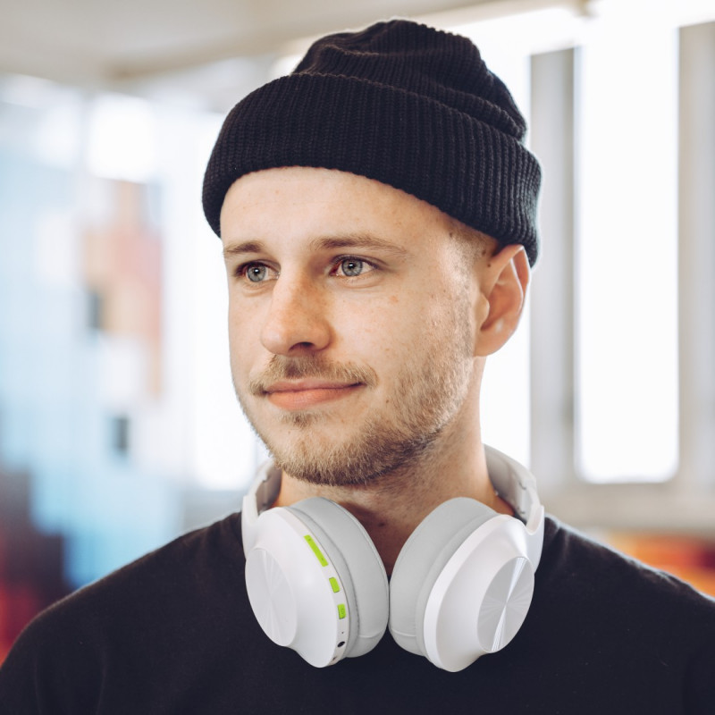 Casque Bluetooth HAMA Spirit Calypso Bass Boost / Blanc