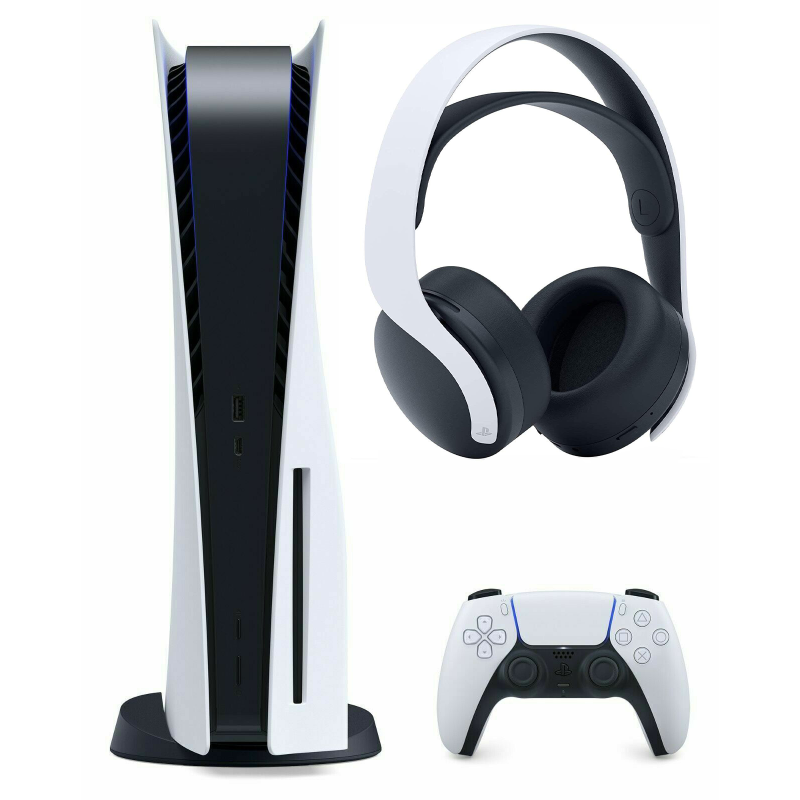 Console Playstation 5 Edition Standard Casque Ps5 Sans Fil Pulse 3d