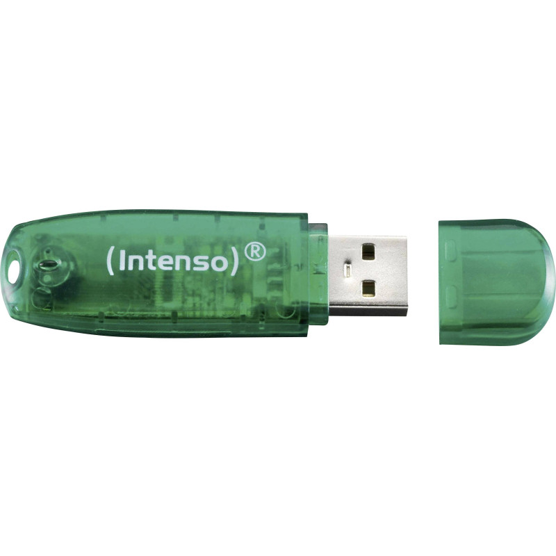 Clé USB Intenso Rainbow Line 8 Go / Vert / USB 2.0