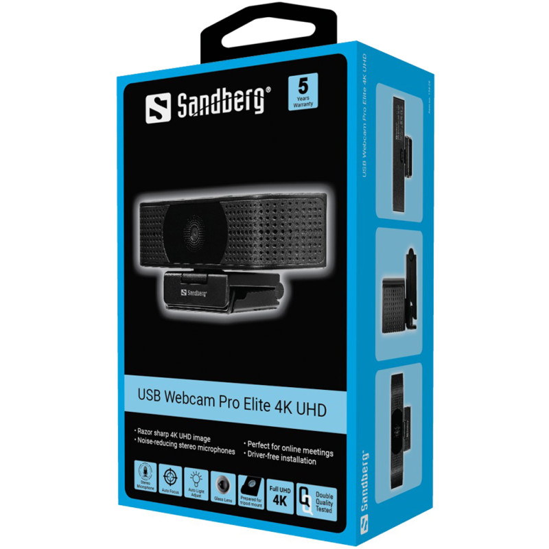 Webcam USB Sandberg Pro Elite 4K UHD
