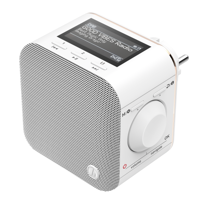 Radio numérique Bluetooth Hama DR40BT-PlugIn FM / DAB / DAB+