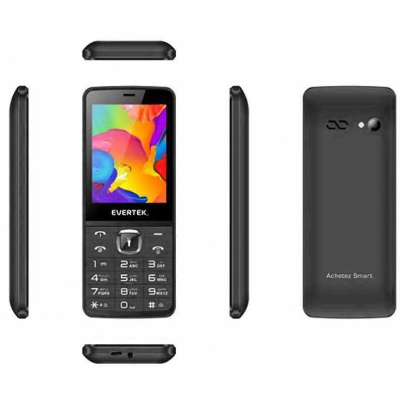 Téléphone portable Evertek Turbo / Noir