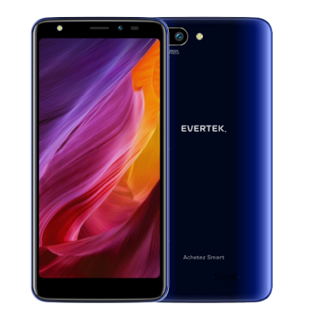 SMARTPHONE Evertek M20S PRO / 2Go /16Go / BLEU