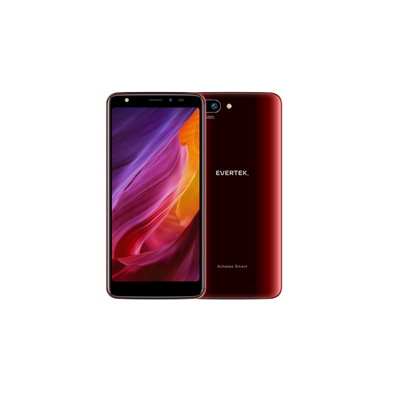 SMARTPHONE Evertek M20S PRO / 2Go / 16Go / Rouge