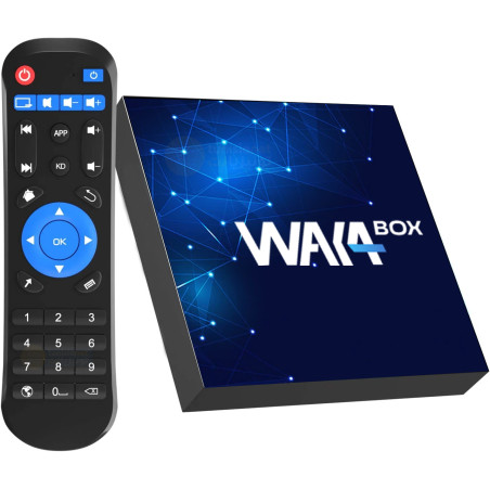 Box Android Waka Box WB700 UHD 4K + 24 Mois Waka IPTV