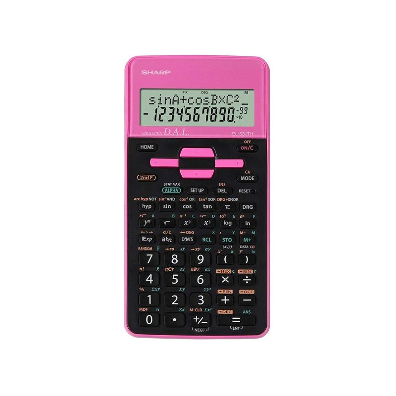 Calculatrice Scientifique Sharp EL-531TH / Rose