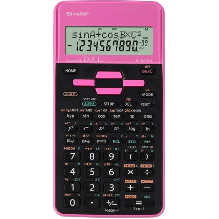 Calculatrice Scientifique Sharp EL-531TH / Rose