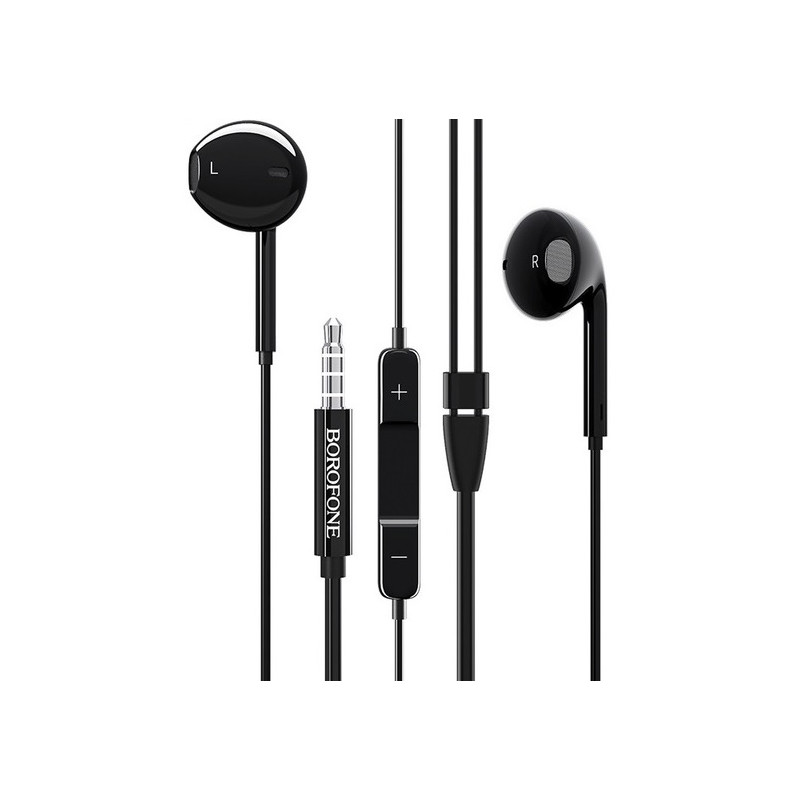 Écouteurs Borofone avec microphone BM30 / Noir