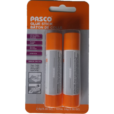PACK DE 2 BÂTON DE COLLE STICK PASCO / 8 Gr