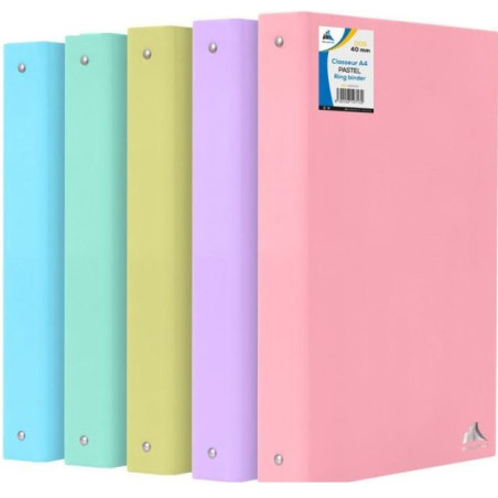 Classeur rigide officeplast Dos 40 MM / PASTEL / Mauve
