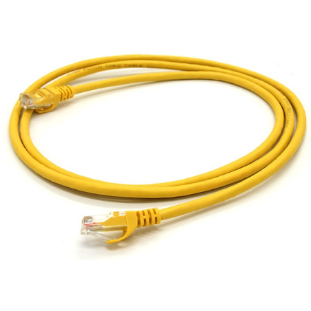 Câble RJ45 Cat6 UTP 3M / Jaune