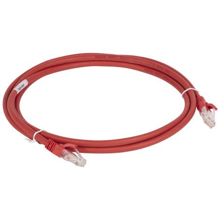 Câble RJ45 Cat6 UTP 2M / Rouge