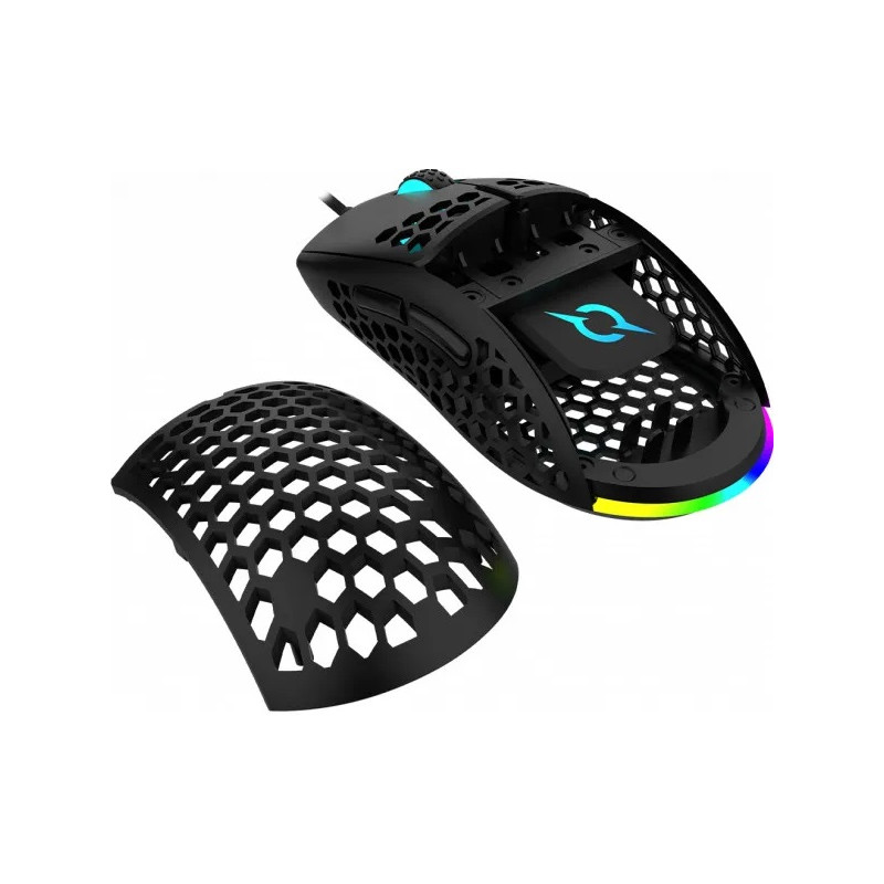 Souris GAMER AQIRYS DORADUS / Filaire / RGB / Noir