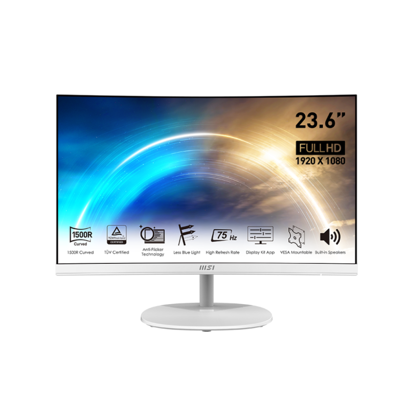 Ecran MSI Pro 23.6" IPS Full HD MP241 / Incurvée