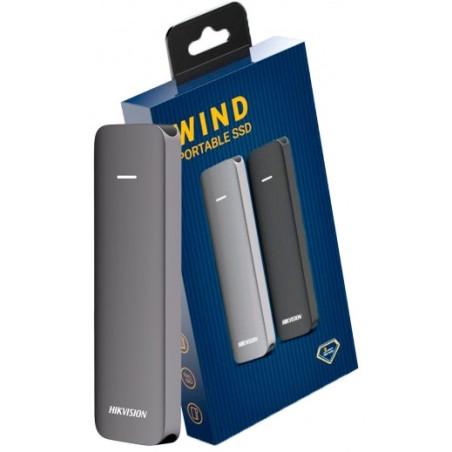 Disque dur externe HIKVISION P0256 / 256 Go / Type-C / Gris