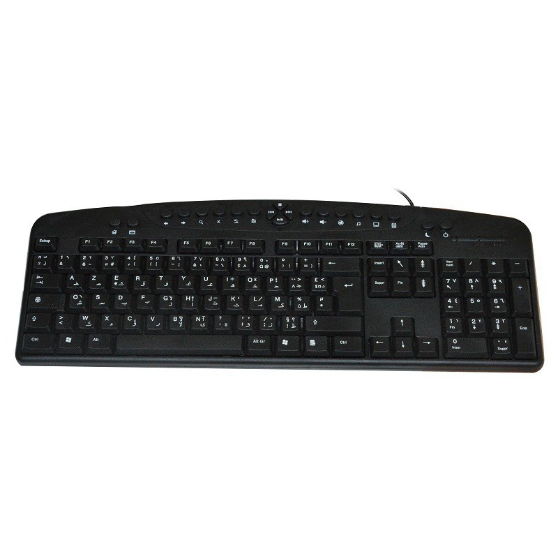 Clavier Bilingue Multimédia USB EK152A