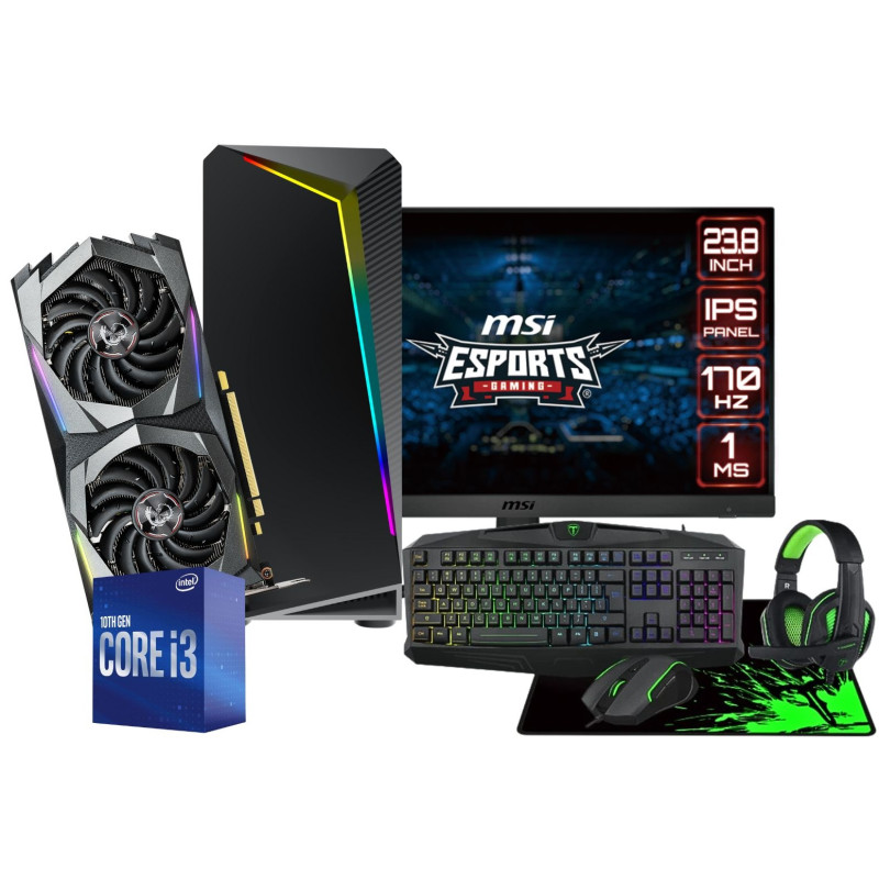 Setup Gamer Special Pc de Bureau Gaming I3-12100F / GTX 1660 Super ...
