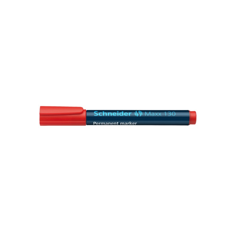 MARQUEUR PERMANENT MAX 130 POINTE CONIQUE ROUGE