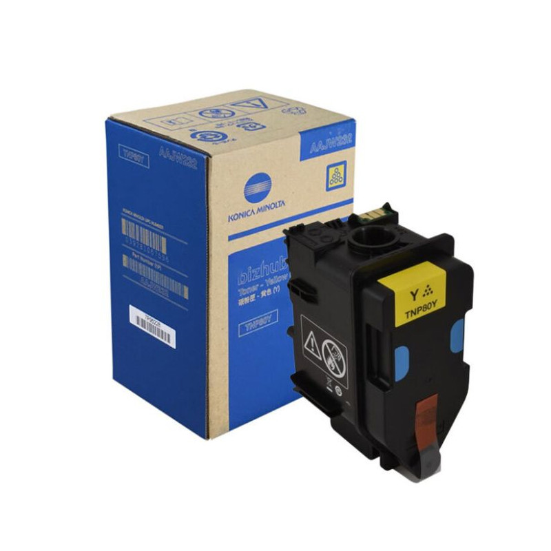 Toner ORIGINAL Minolta TNP-80Y POUR C3320I / Jaune