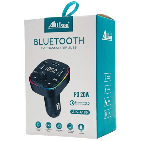 Chargeur Et Emetteur Bluetooth FM / ALLISON ALS-A186