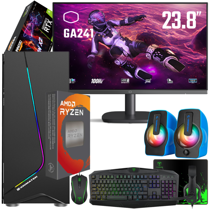 Setup Gamer Special Pc de Bureau Gaming / Ryzen 5 3600 / RTX 3050 TWIN ...
