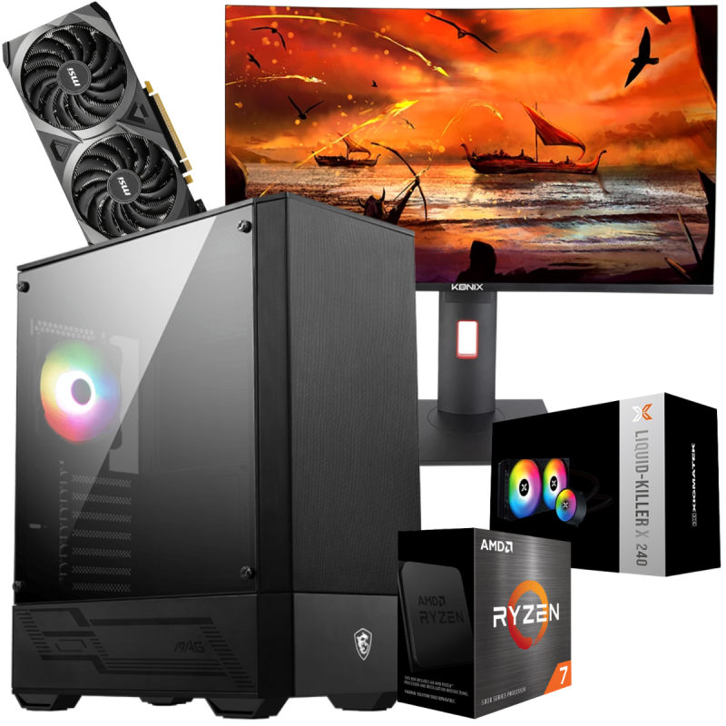 Setup Gamer Special Pc de Bureau Gaming / Ryzen 7 5800X / RTX 3050 ...