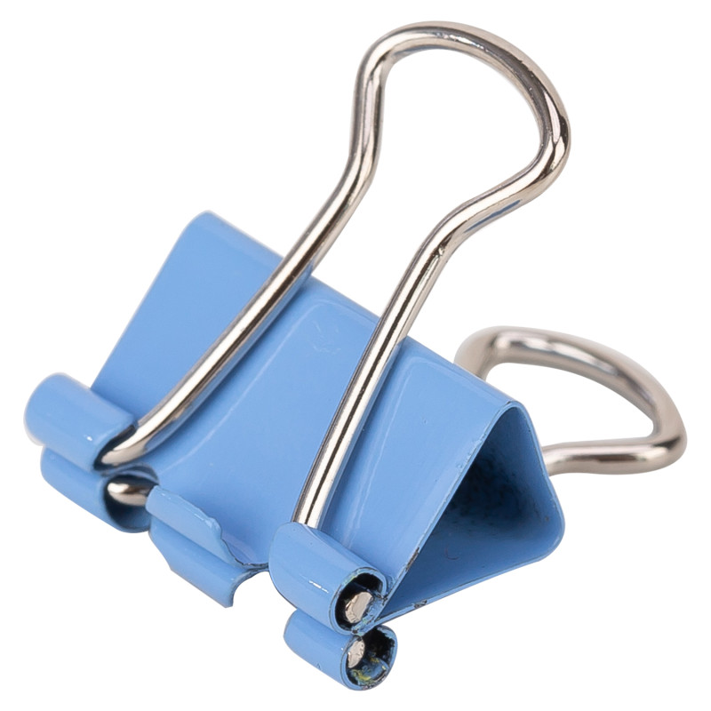TUBE / 60 BINDER CLIP DELI / 15MM / COULEUR ASSORTIS
