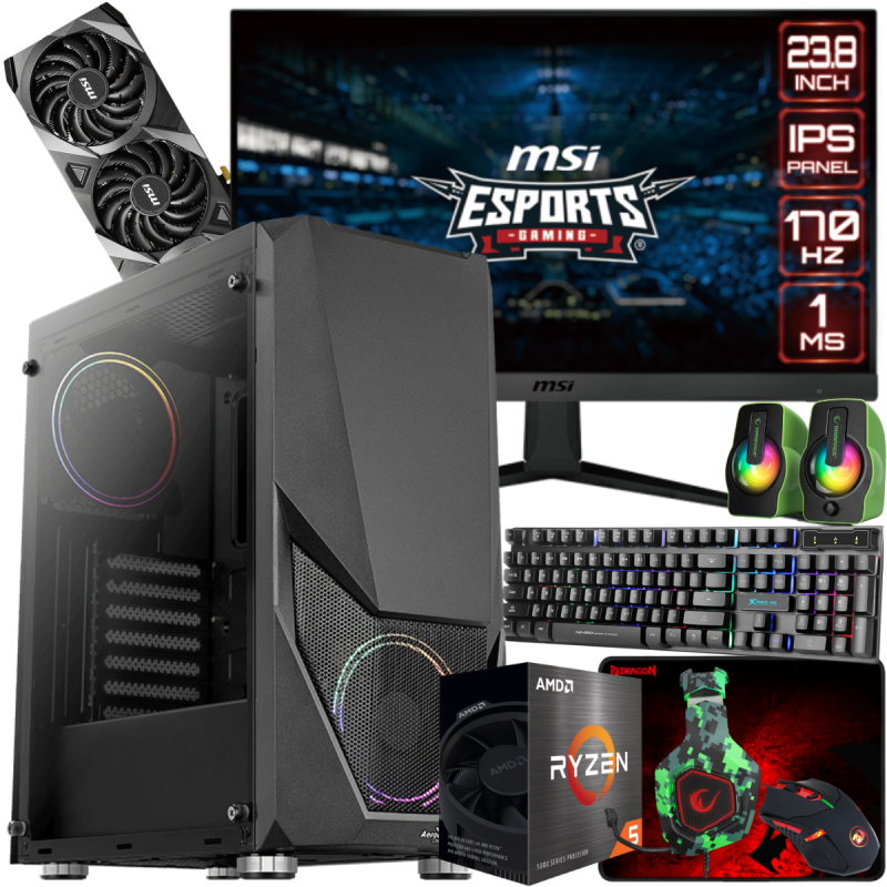 Setup Gamer Special Pc de Bureau Gaming / Ryzen 5 5600X / RTX 3060 ...