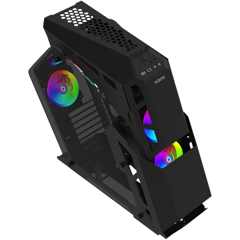 Boitier AQIRYS Procyon / Moyen Tour / Noir