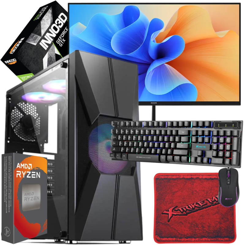Setup Gamer Special Pc de Bureau Gaming / Ryzen 5 3600 / GTX 1650 TWIN ...