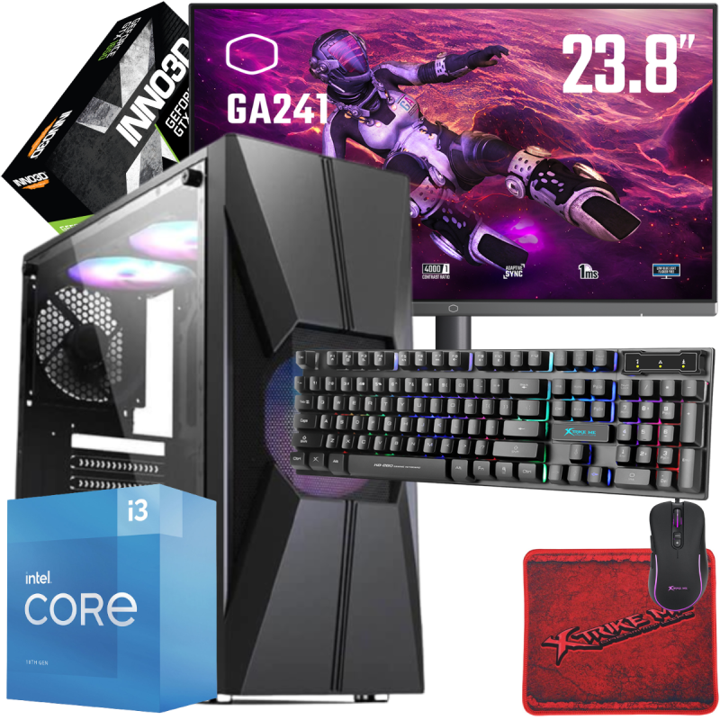 Setup Gamer Special Pc de Bureau Gaming / i3-10105 / GTX 1650 TWIN X2 ...