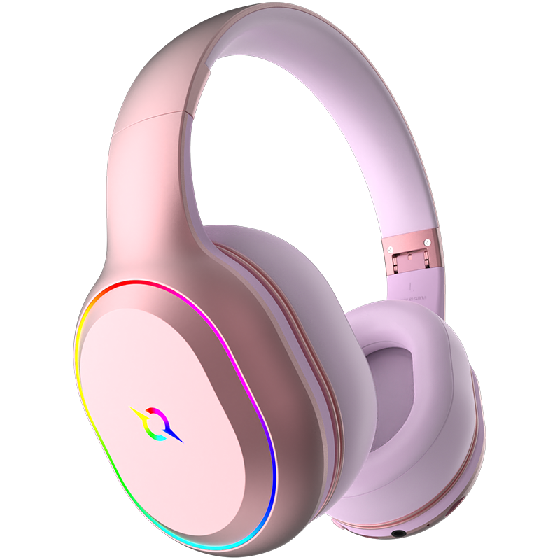 Casque Micro GAMER AQIRYS LYRA / Sans Fil / Rose