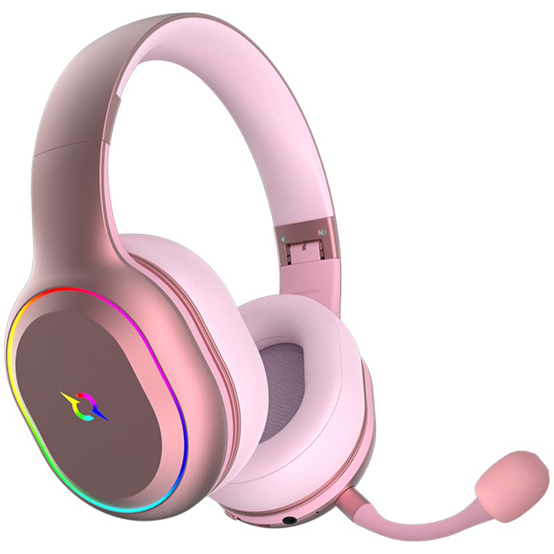Casque Micro GAMER AQIRYS LYRA / Sans Fil / Rose