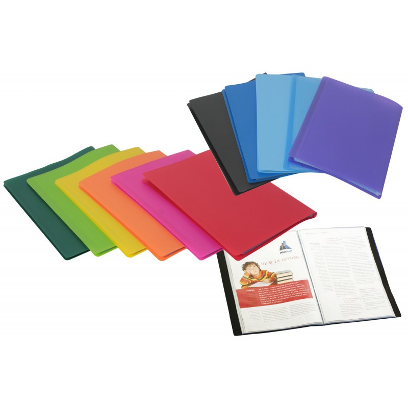 Porte documents 100 vues polyclass A4 à 50 Pochettes