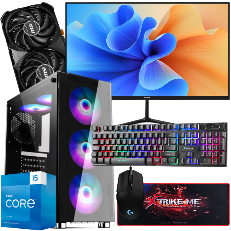 Setup Gamer Special Pc de Bureau Gaming / i5-13400F 13e Gén / RTX 4060 ...