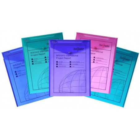 5x Pochettes de classement Snopake Polyfile P A6