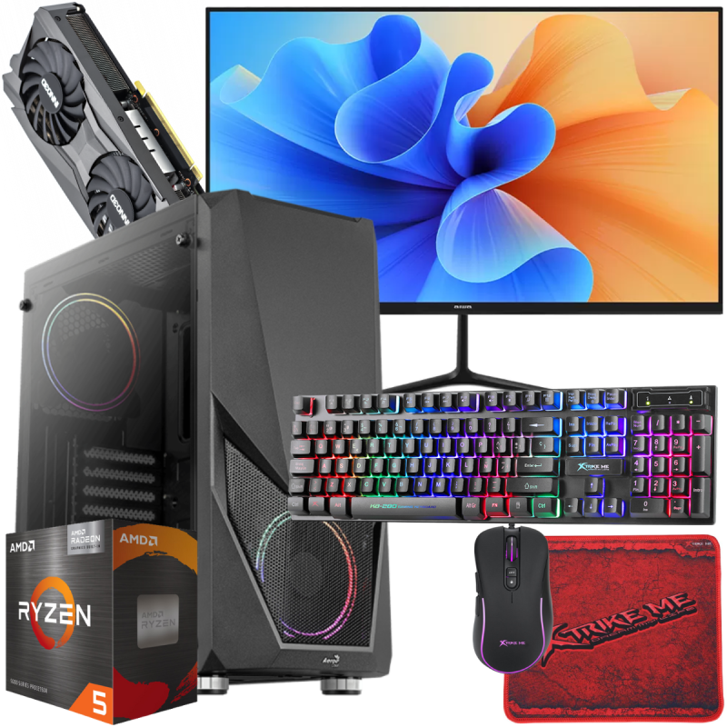 Setup Gamer Special Pc de Bureau Gaming / Ryzen 5 5600G / RTX 3060 Twin ...