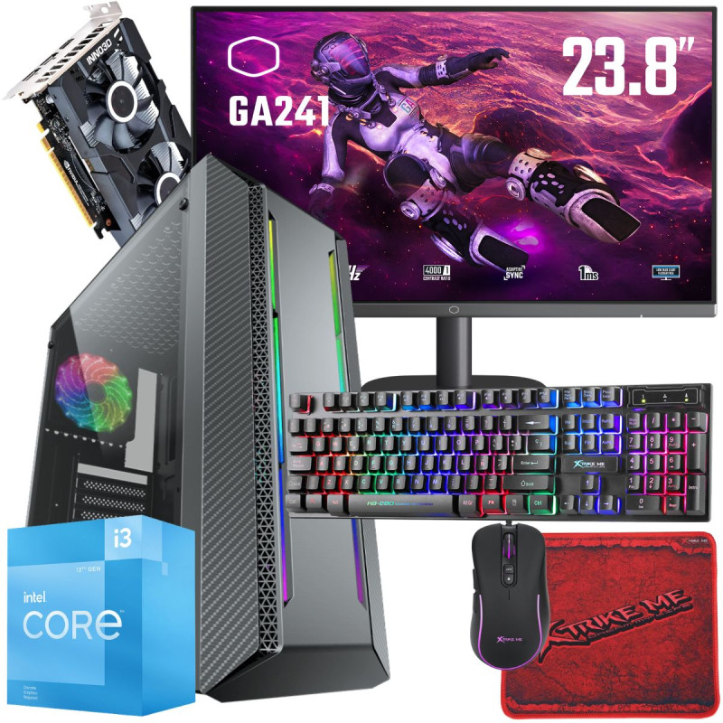 Setup Gamer Special Pc de Bureau Gaming / i3-12100F / GTX 1650 TWIN X2 ...