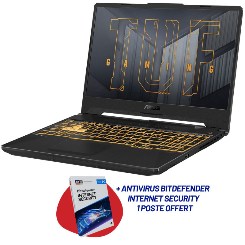 Pc portable Asus TUF Gaming FX506HF-HN057W / i5 11é Gén / 8 Go ...