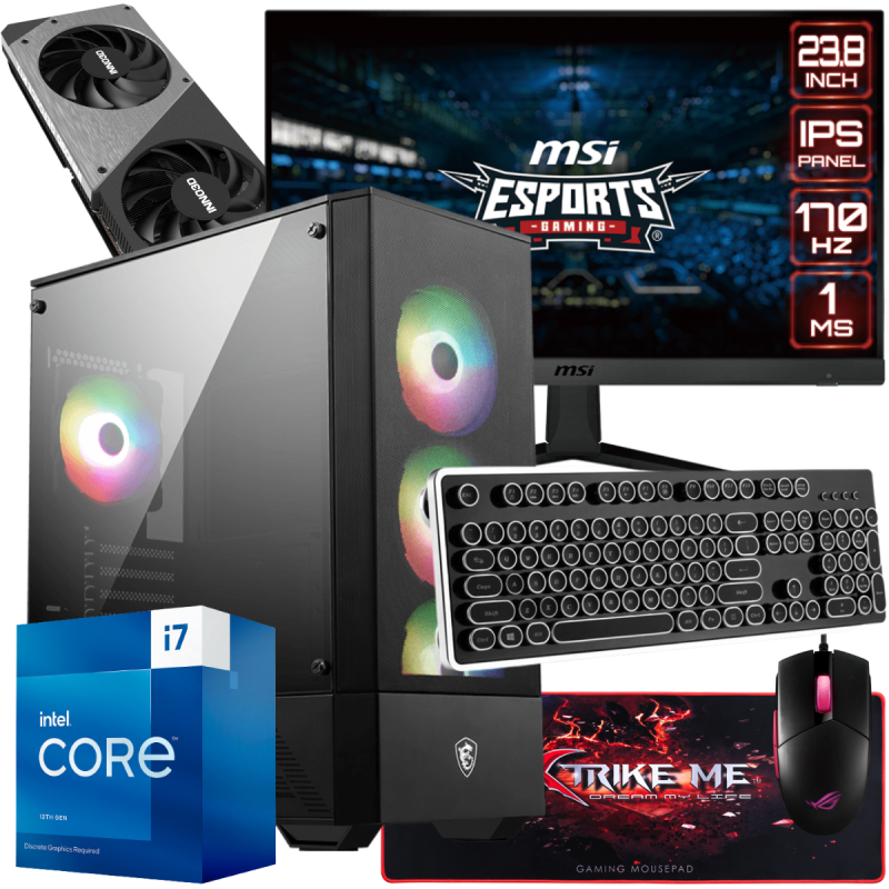 Setup Gamer Special Pc de Bureau Gaming / i7-13700F / RTX 4060 Ti TWIN ...