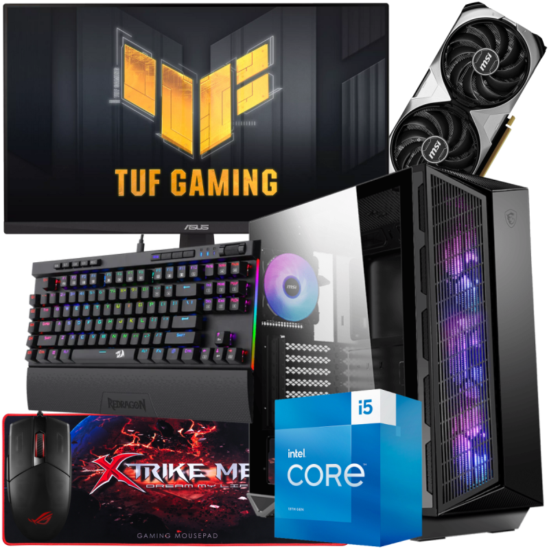 Setup Gamer Special Pc de Bureau Gaming / i5-13500 / RTX 4070 VENTUS 2X ...