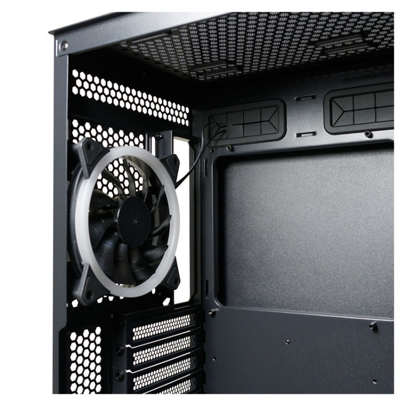 Boîtier Gamer LC-POWER Gaming 802B Black_Wanderer_X ATX Midi-Tour / Noir