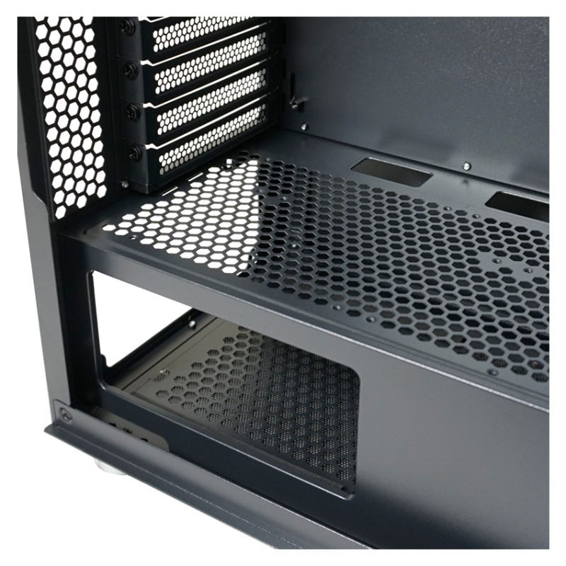 Boîtier Gamer LC-POWER Gaming 802B Black_Wanderer_X ATX Midi-Tour / Noir