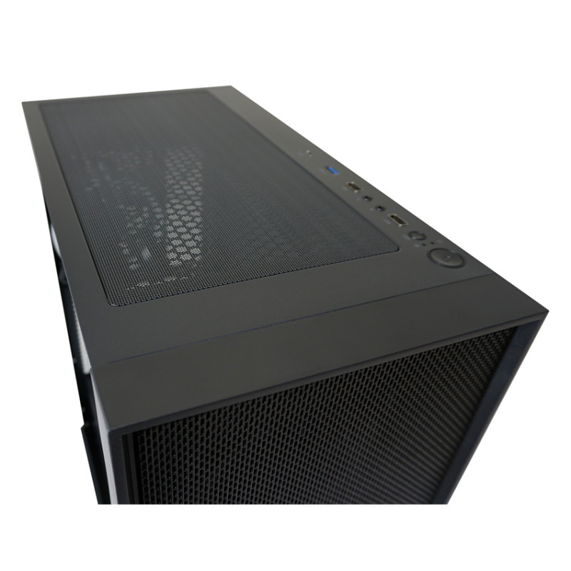 Boîtier Gamer LC-POWER Gaming 802B Black_Wanderer_X ATX Midi-Tour / Noir