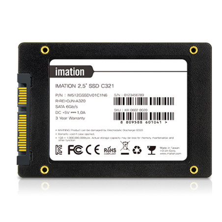 DISQUE DUR SSD IMATION 2.5" / 256 Go