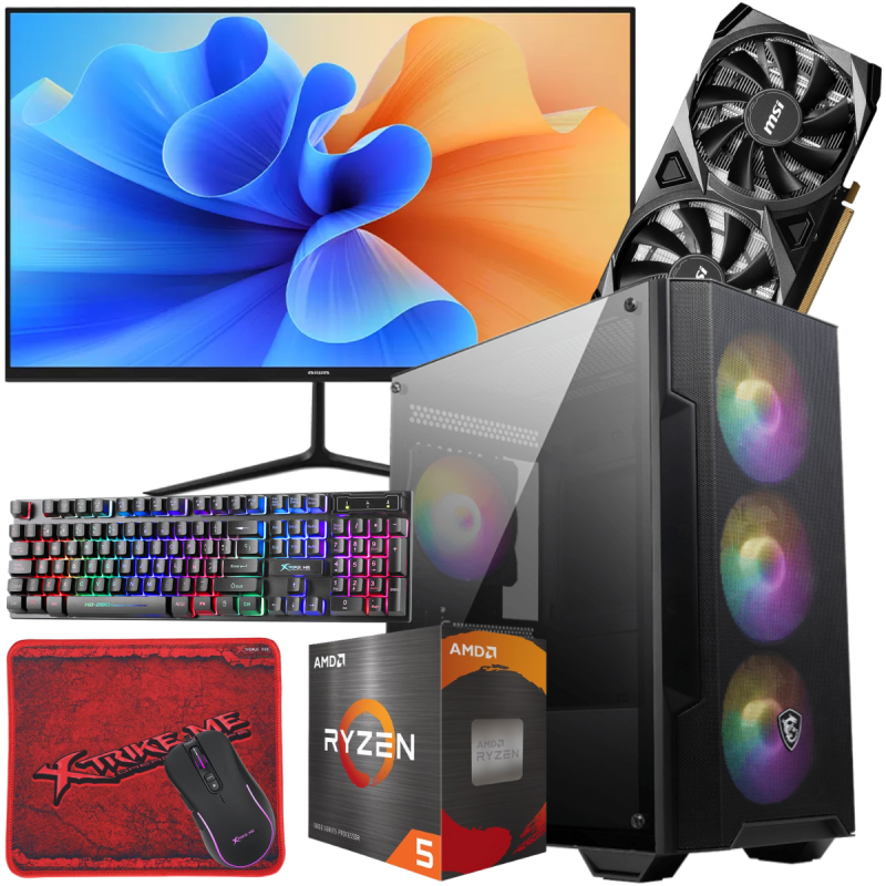 Setup Gamer Special Pc de Bureau Gaming / Ryzen 5 3600 / RTX 3050 8G ...