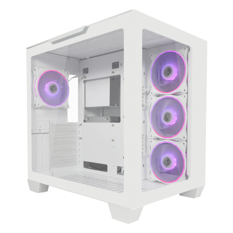 Pc de Bureau Gamer WHITE TIGER / i5-12400F / RTX 4060 Ti White 8G / 32 Go